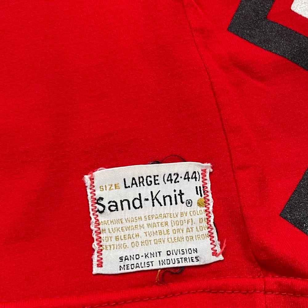 Vintage Sand Knit Buyers Guide Soccer Jersey 70s Meda… - Gem